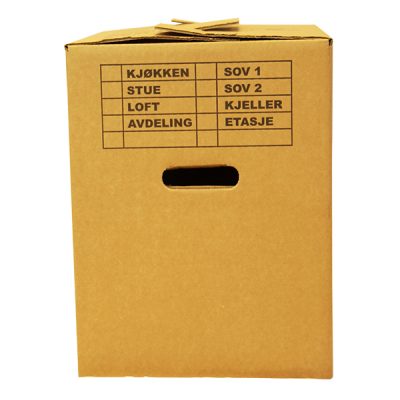 Flytteeske til bøker | Lagerboks.no